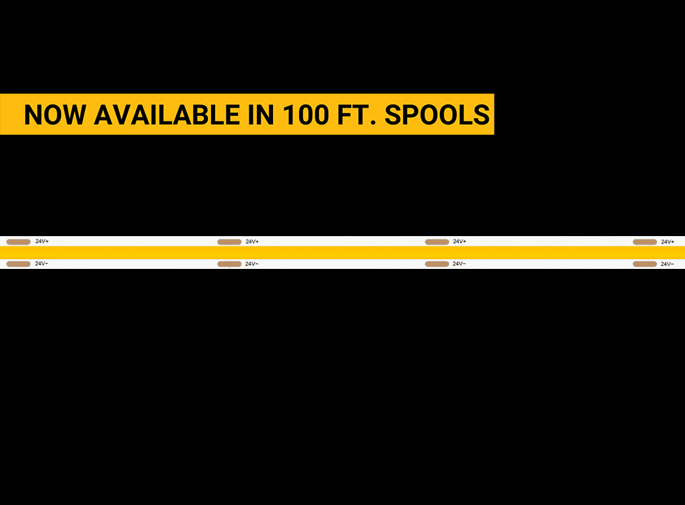 PrimaLine 2.5 COB LED Tape Light - Alloy LED